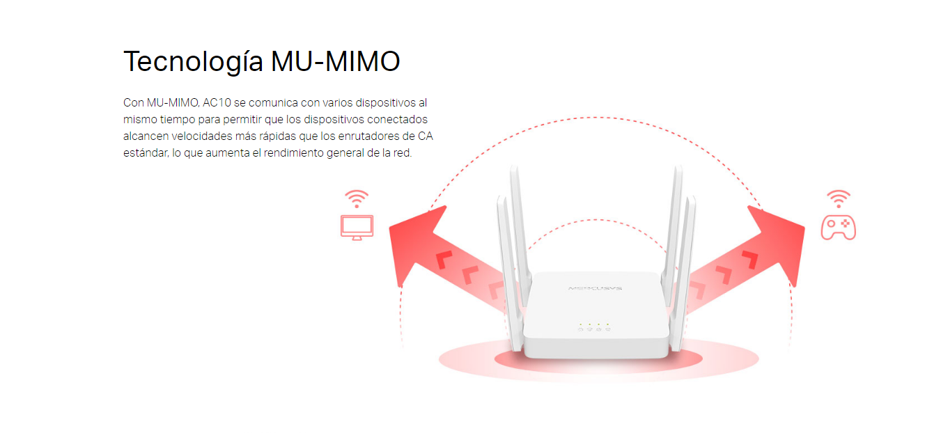 AC10 Mercusys - Suministro para Infraestructura de Redes